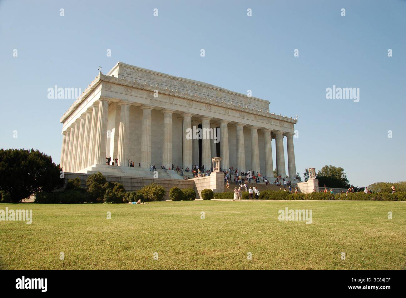 Crowds gather at the National Mall in Washington, D.C., with the ...