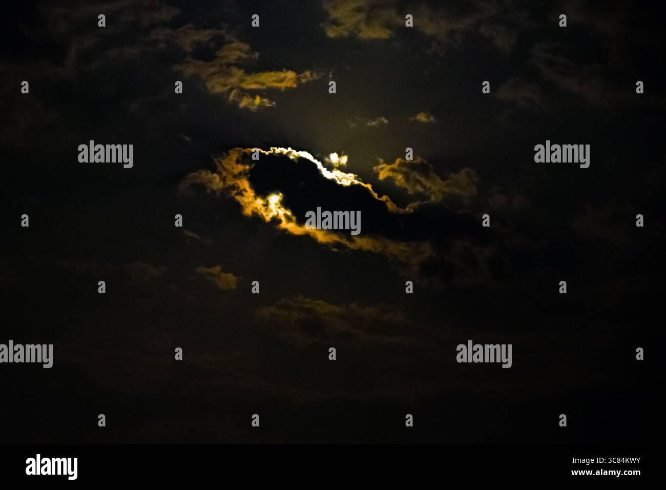 Bright full moon breaks hi-res stock photography and images - Alamy