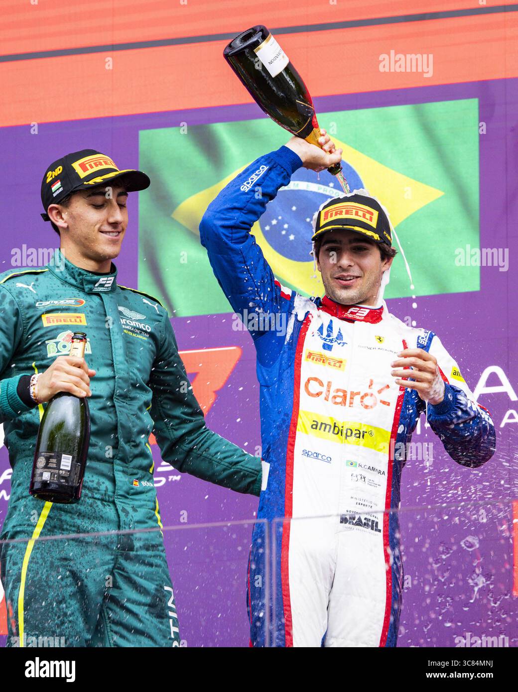 Podium, BOYA Mari (spa), Campos Racing, Dallara F3 2025, CAMARA Rafael ...