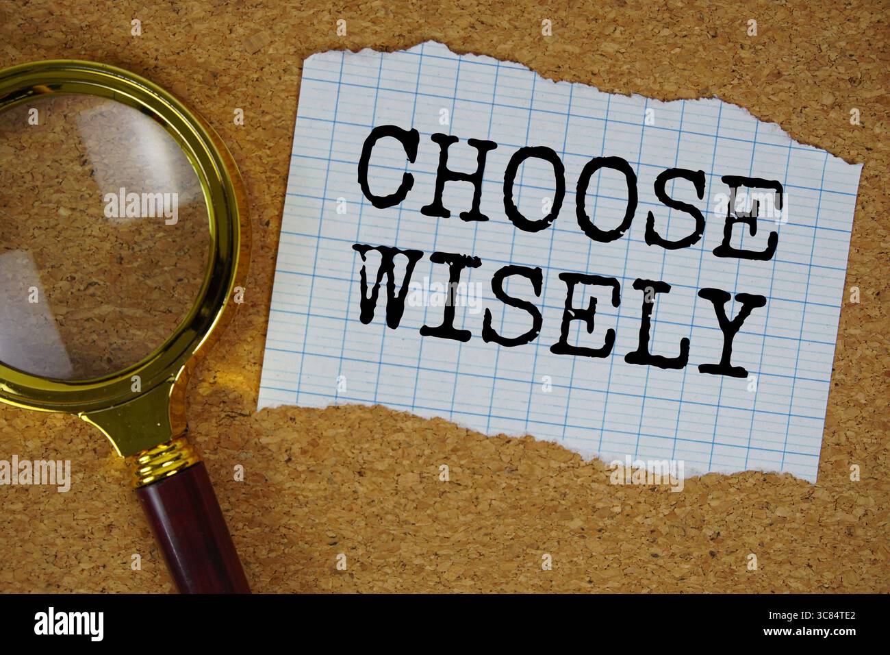 Wise text on green hi-res stock photography and images - Alamy