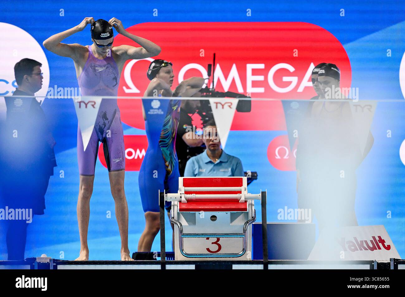 Alina Gaifutdinova Neutral Athlete of Russia competes in the swimming ...