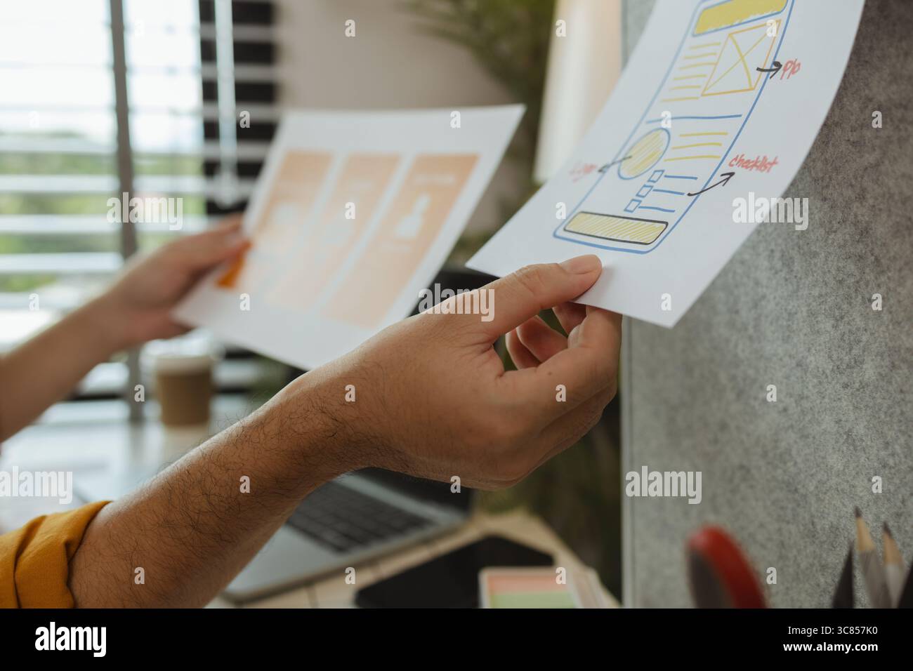 A web developer is analyzing data from his ideas to develop the ...