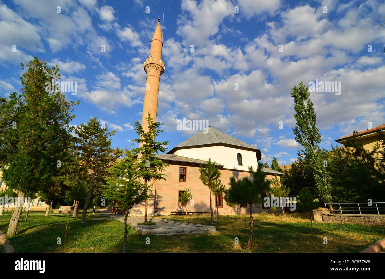 Mehmet Ali Bey Mosque is in Pinarbasi, Kayseri, Turkey Stock Photo - Alamy