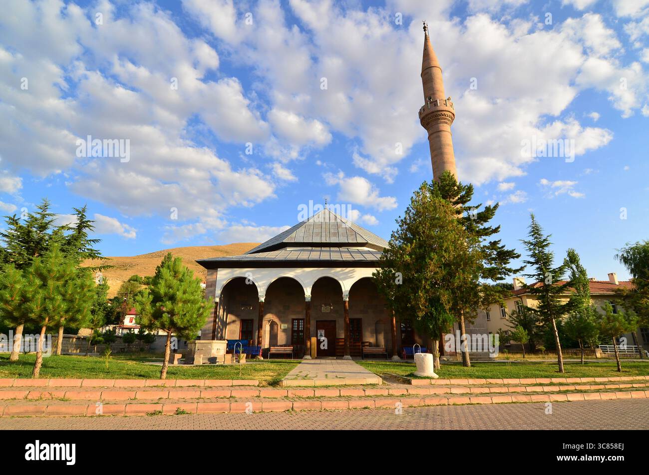 Mehmet Ali Bey Mosque is in Pinarbasi, Kayseri, Turkey Stock Photo - Alamy