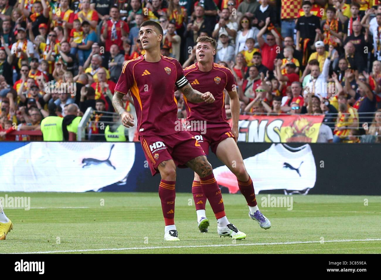 02.08.2025 Sport; Calcio; Amichevole: Lens vs Roma Nella foto: Gianluca ...