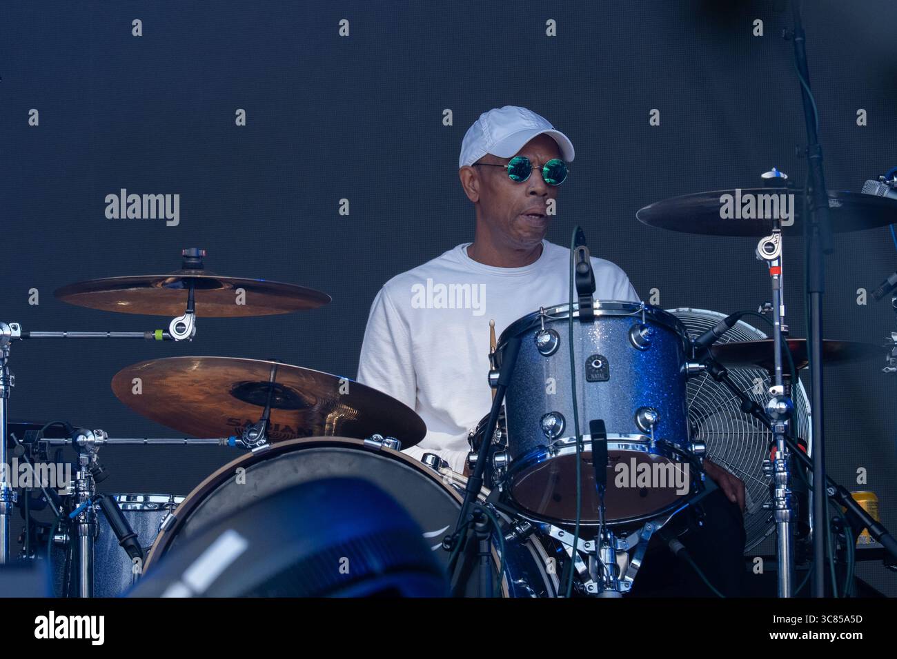 Saffron Walden, UK, 1 August, 2025. Ocean Colour Scene in concert ...