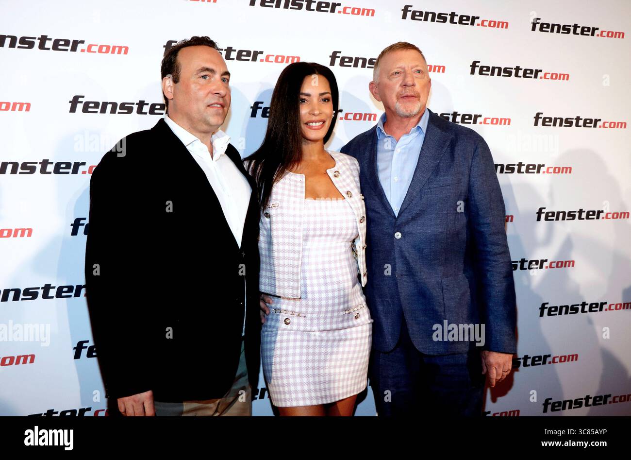 Philipp Neuffer, Lilian de Carvalho Monteiro und Boris Becker bei der ...