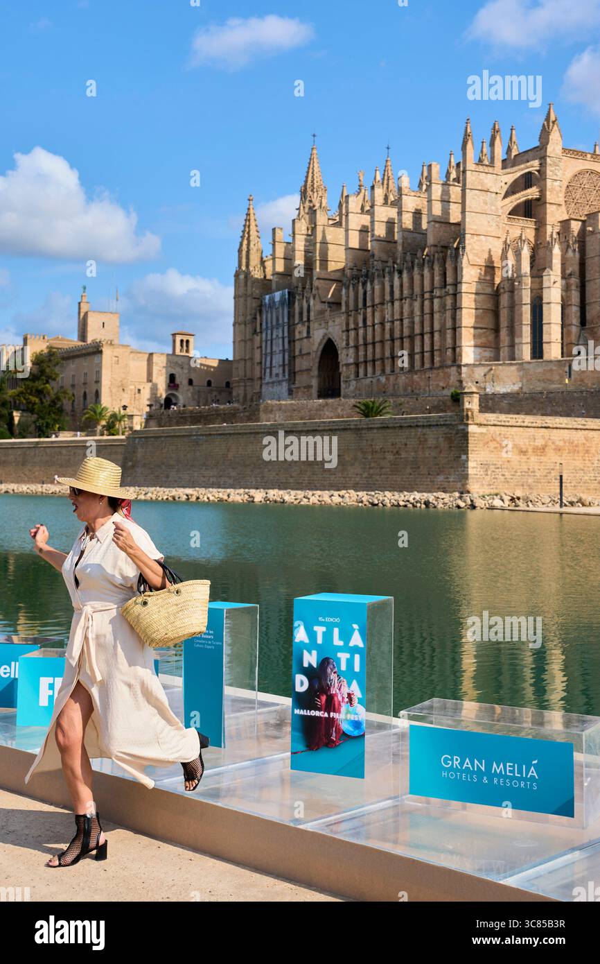 Rossy de Palma attends Atlantida Film Festival: Official Selection Jury Photocall at Parc de la ...