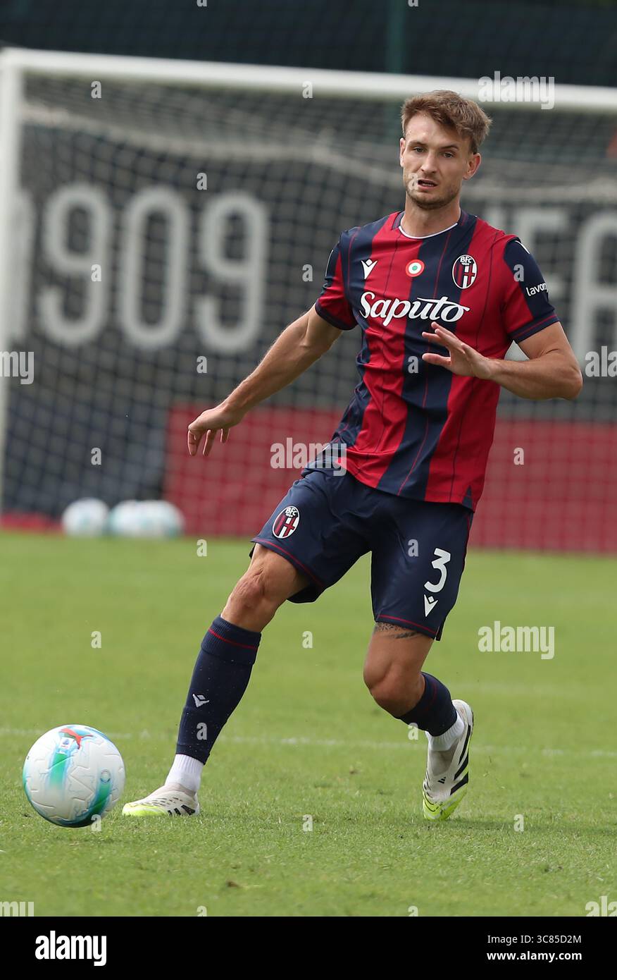 BolognaÕs Stefan Posch during the friendly match between Bologna ...