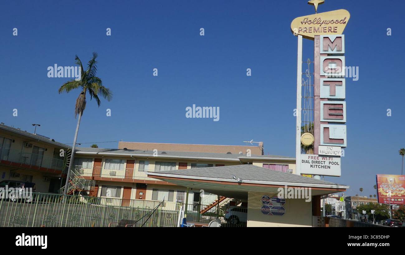 Los Angeles, California, USA 2nd August 2025 Hollywood Premiere Motel ...