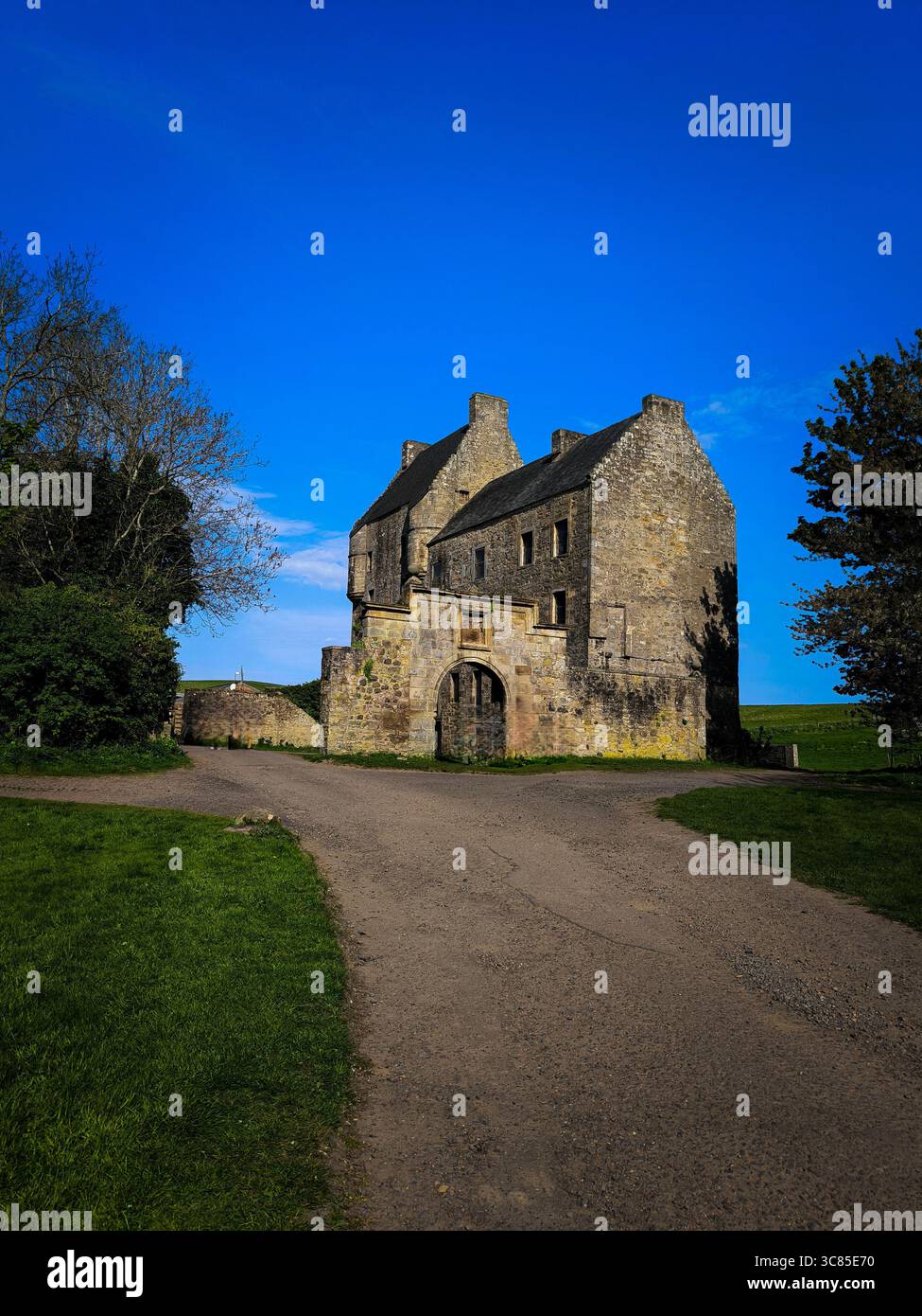 Midhope Castle, a 16th-century tower house located in Scotland ...