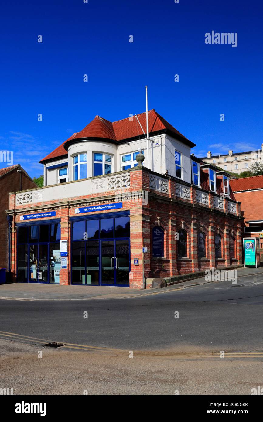 The RNLI Lifeboat Museum, Whitby town, North Yorkshire, England Stock ...