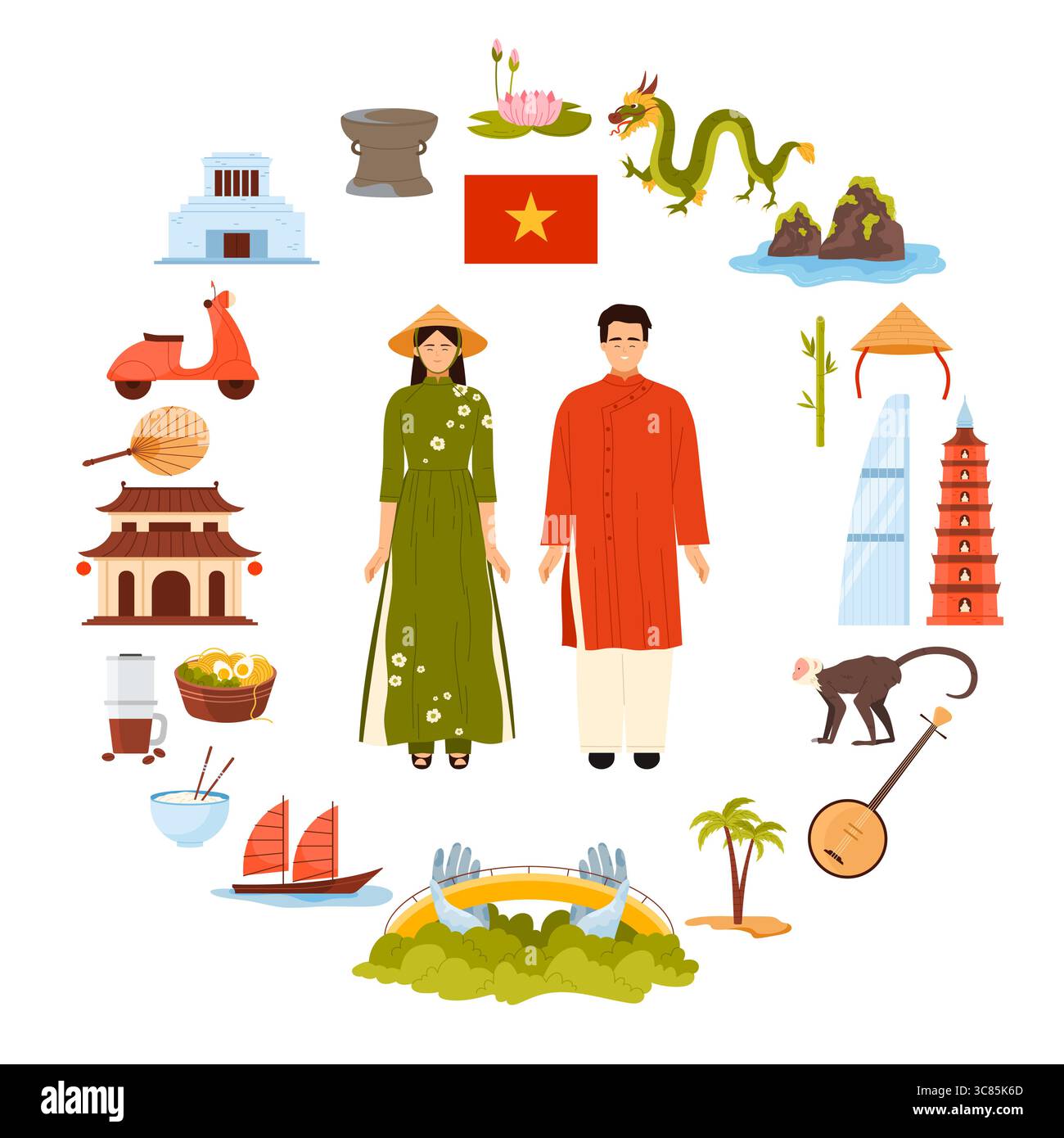 Local people in costume Cut Out Stock Images & Pictures - Alamy