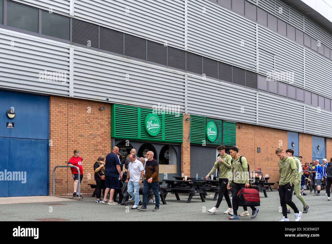 August 2nd 2025 . Wigan England UK.The Brick Community Stadium, home to ...
