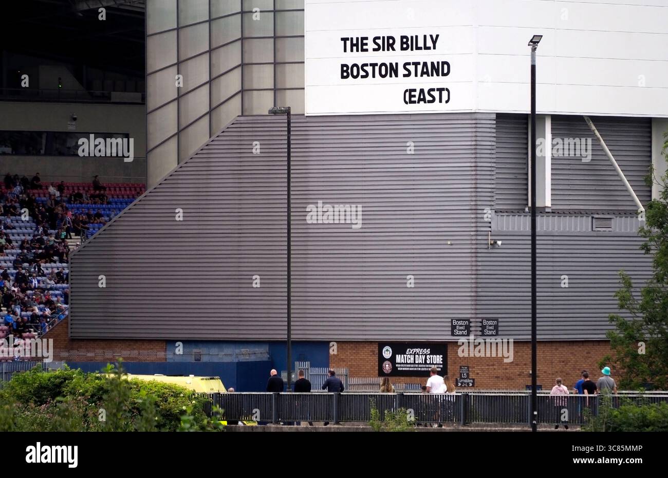 August 2nd 2025 . Wigan England UK.The Brick Community Stadium, home to ...