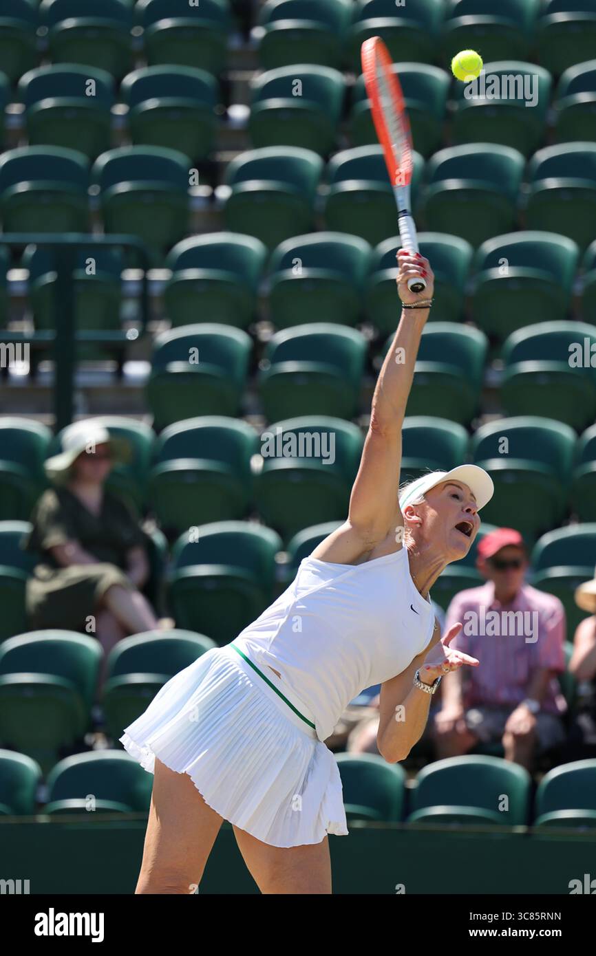 Alicia Molik of Australia in the Mixed Invitation Doubles tennis ...