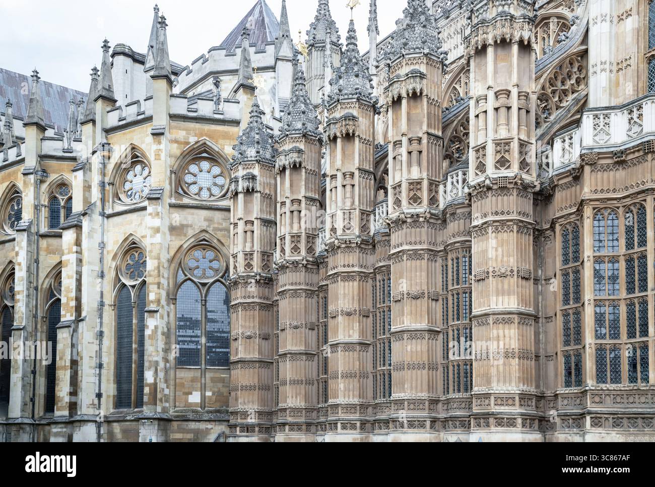 London, UK - Jul 27, 2025 - English Gothic architecture of Westminster ...