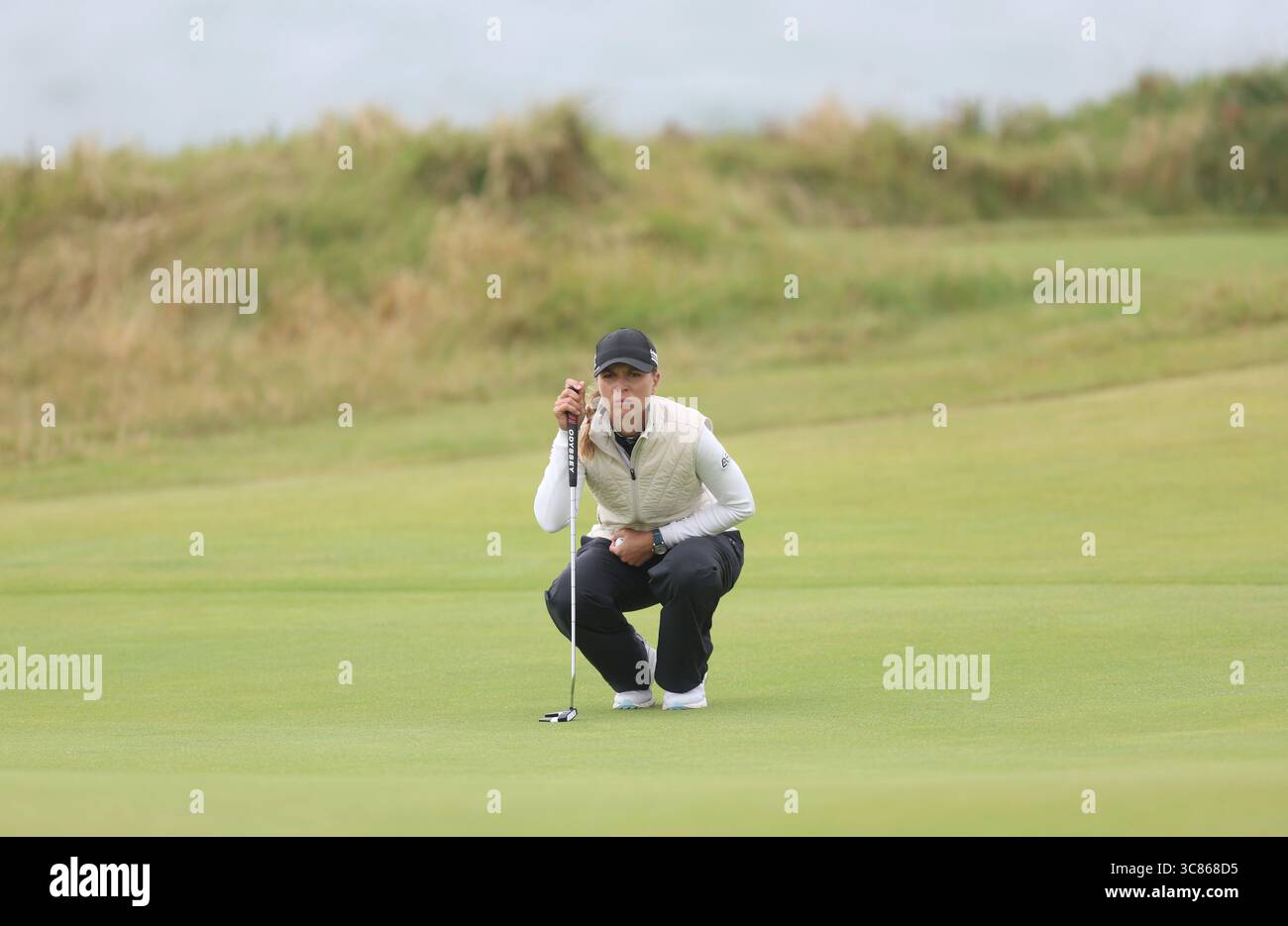 Swiss Morgane Metraux on day four of the 2025 AIG Women's Open at Royal ...