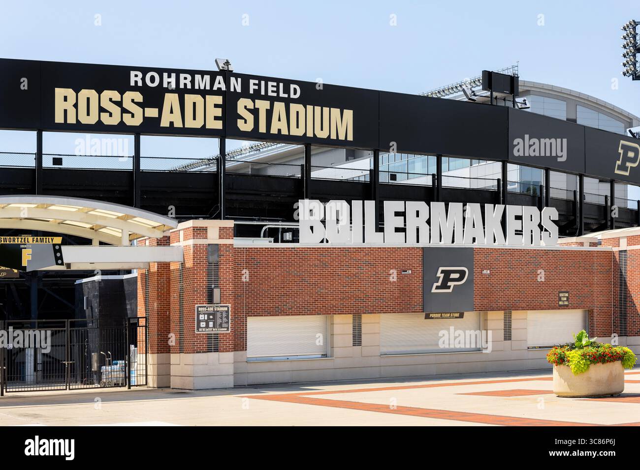Ross-Ade Stadium is home to the Purdue University Boilermakers football ...