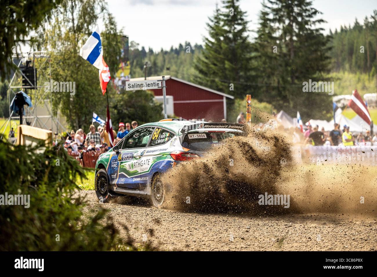 64 Eamonn KELLY, Conor MOHAN, Ford Fiesta Rally3, action during the ...