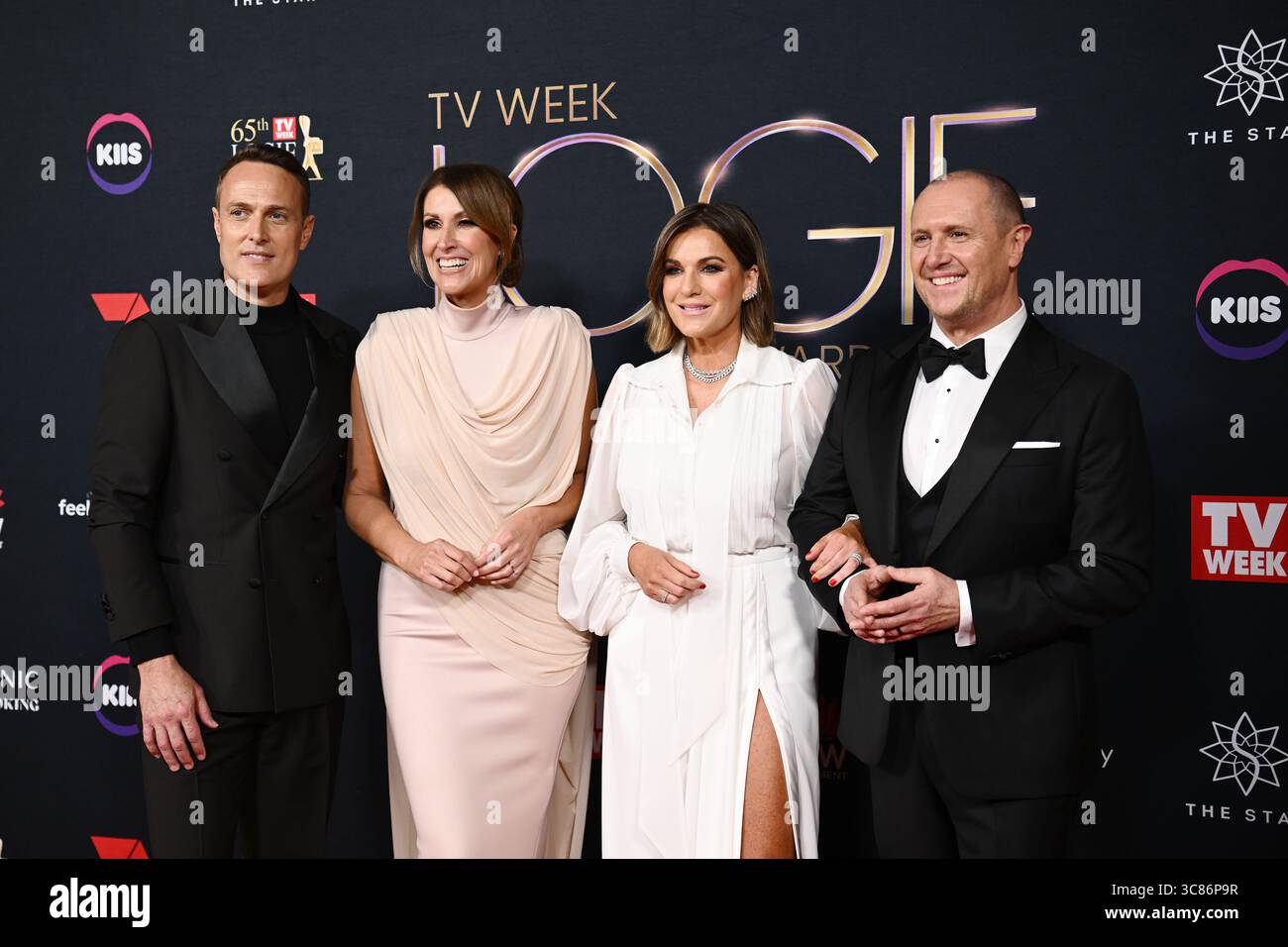 Sydney, Australia. 03rd Aug, 2025. (L-R) Matt Shirvington, Natalie Barr ...