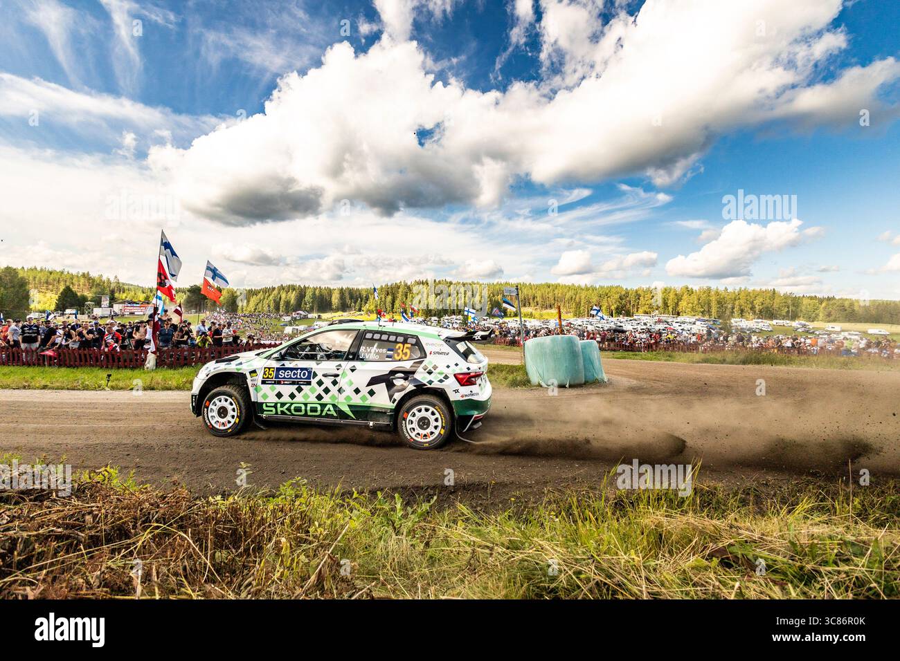 35 Robert VIRVES, Jakko VIILO, Skoda Fabia RS Rally2, action during the ...