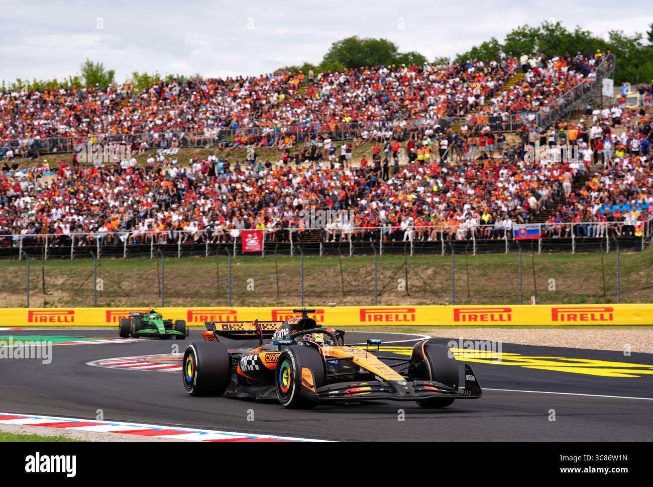 McLaren's Oscar Piastri during the Hungarian Grand Prix at the ...