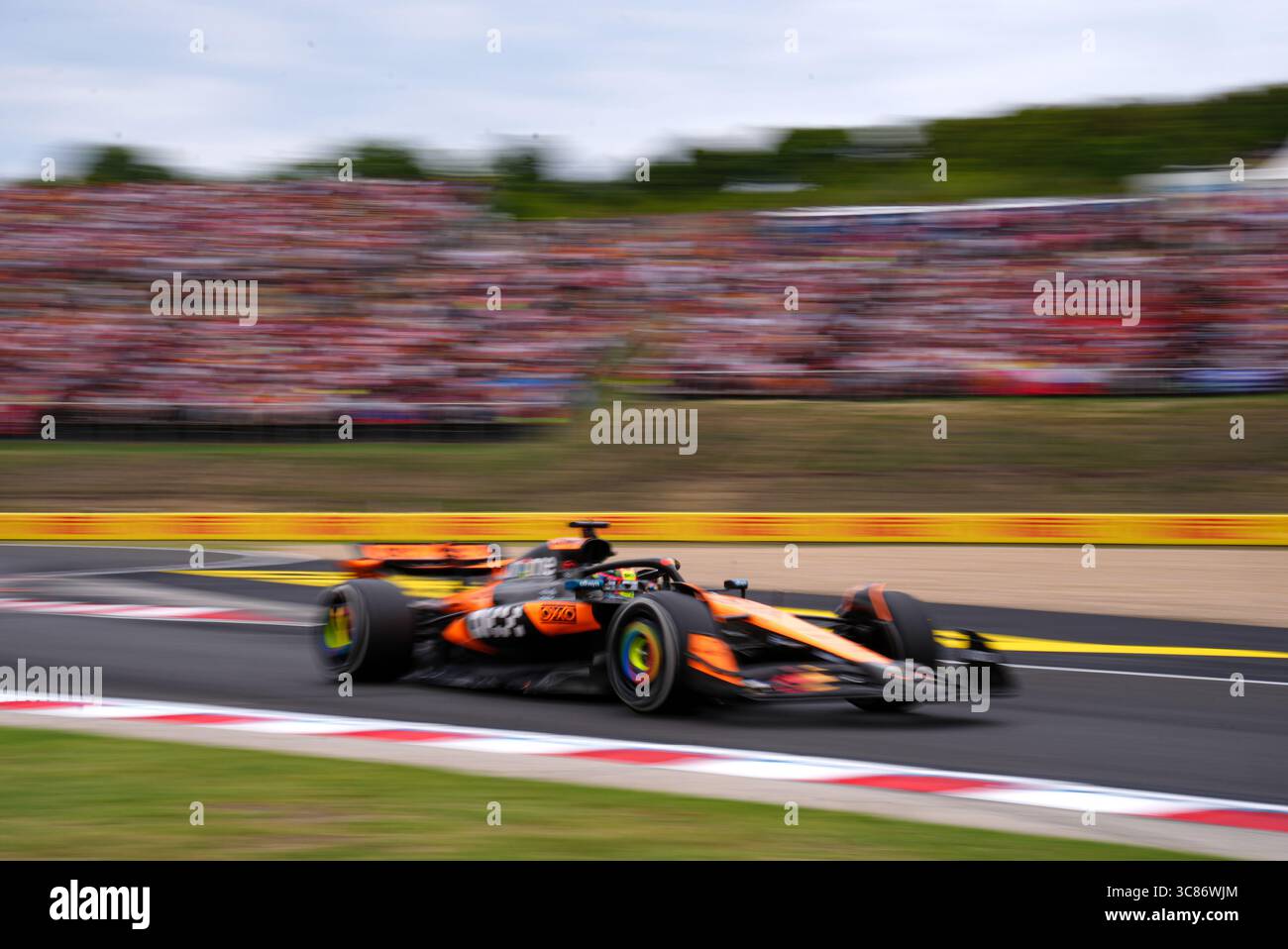McLaren's Oscar Piastri during the Hungarian Grand Prix at the ...