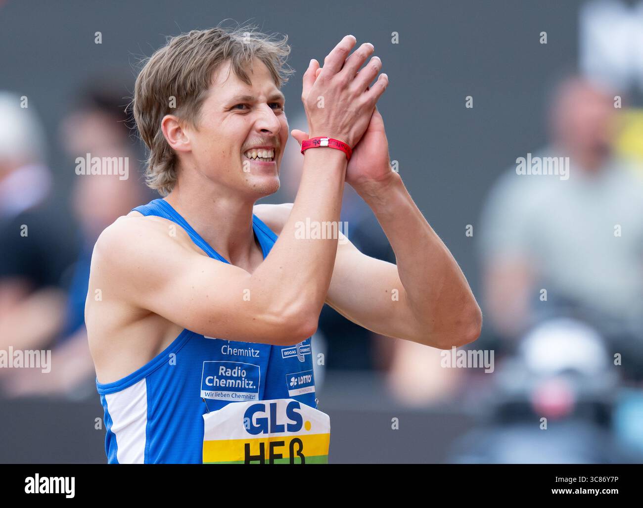 03 August 2025, Saxony, Dresden: Athletics: German Championships in the ...