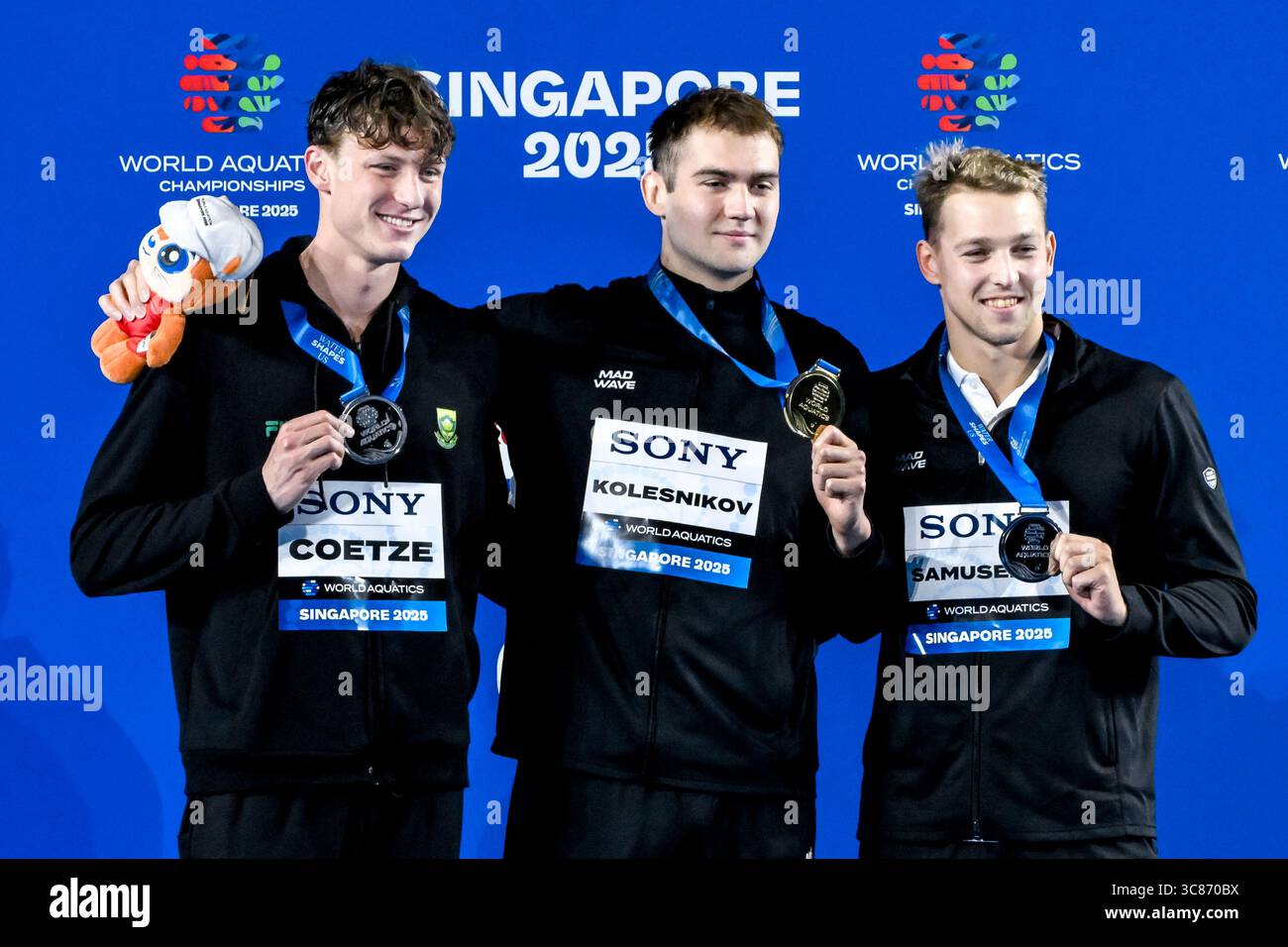 Pieter Coetze of South Africa, silver, Kliment Kolesnikov Independent ...