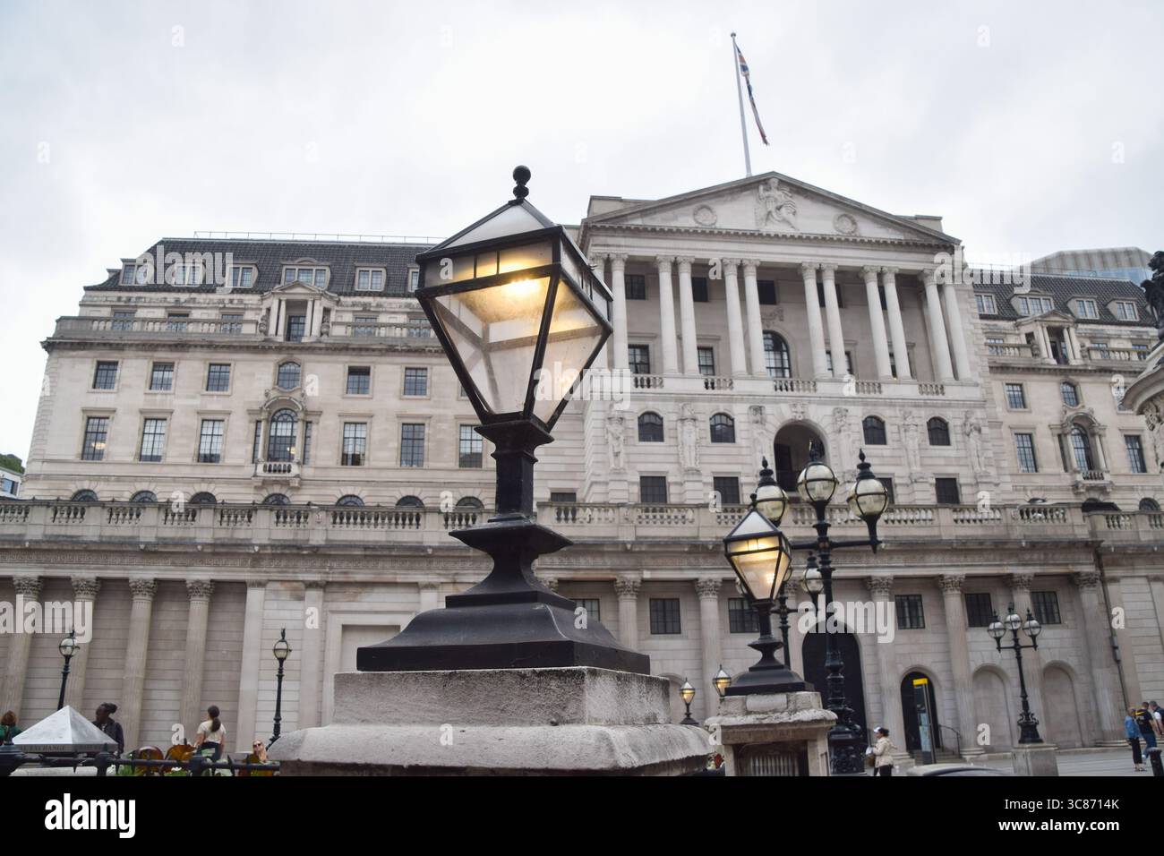 London, UK. 3rd August 2025. Exterior view of the Bank of England ...
