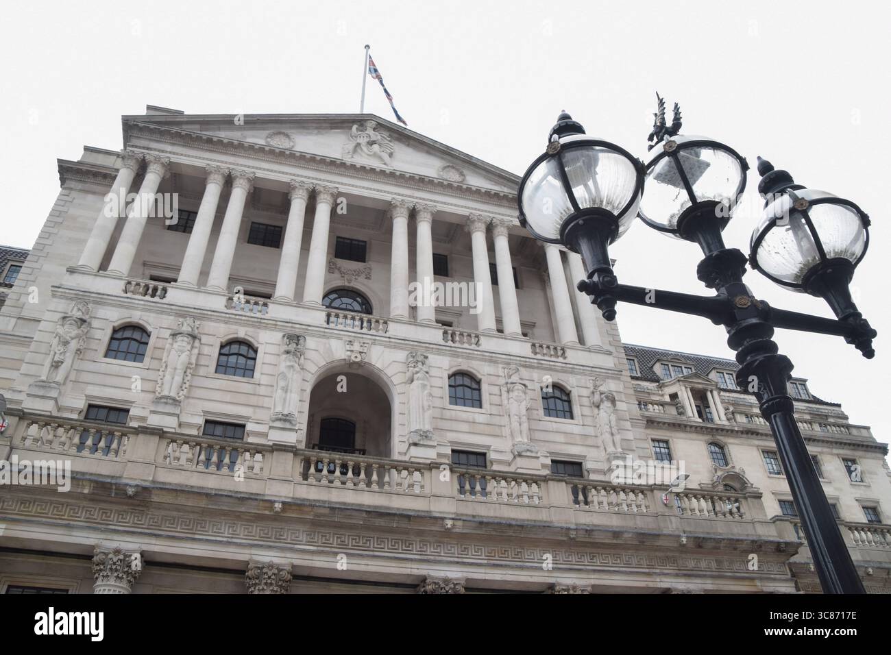London, UK. 3rd August 2025. Exterior view of the Bank of England ...