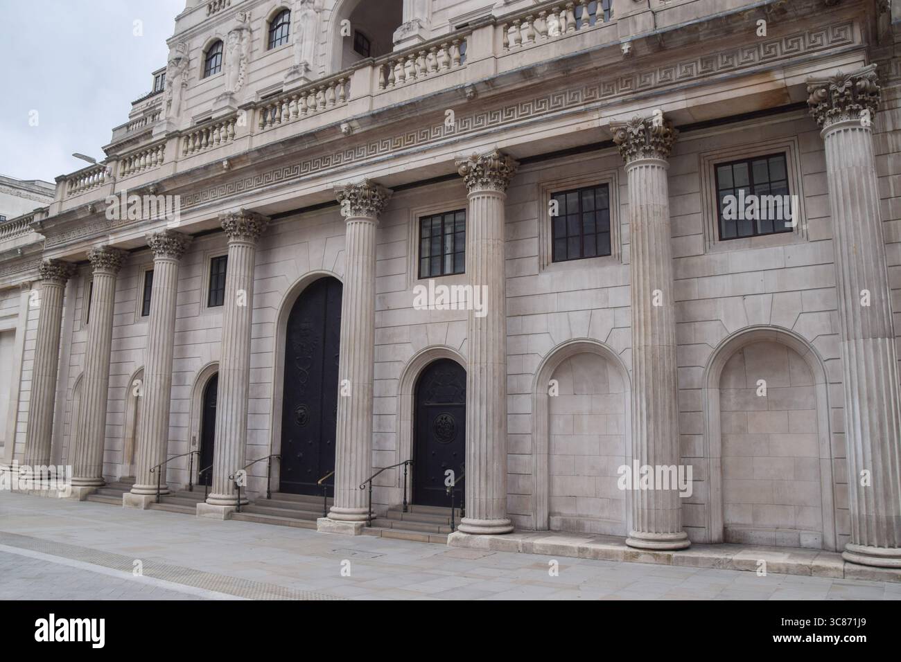London, UK. 3rd August 2025. Exterior view of the Bank of England ...