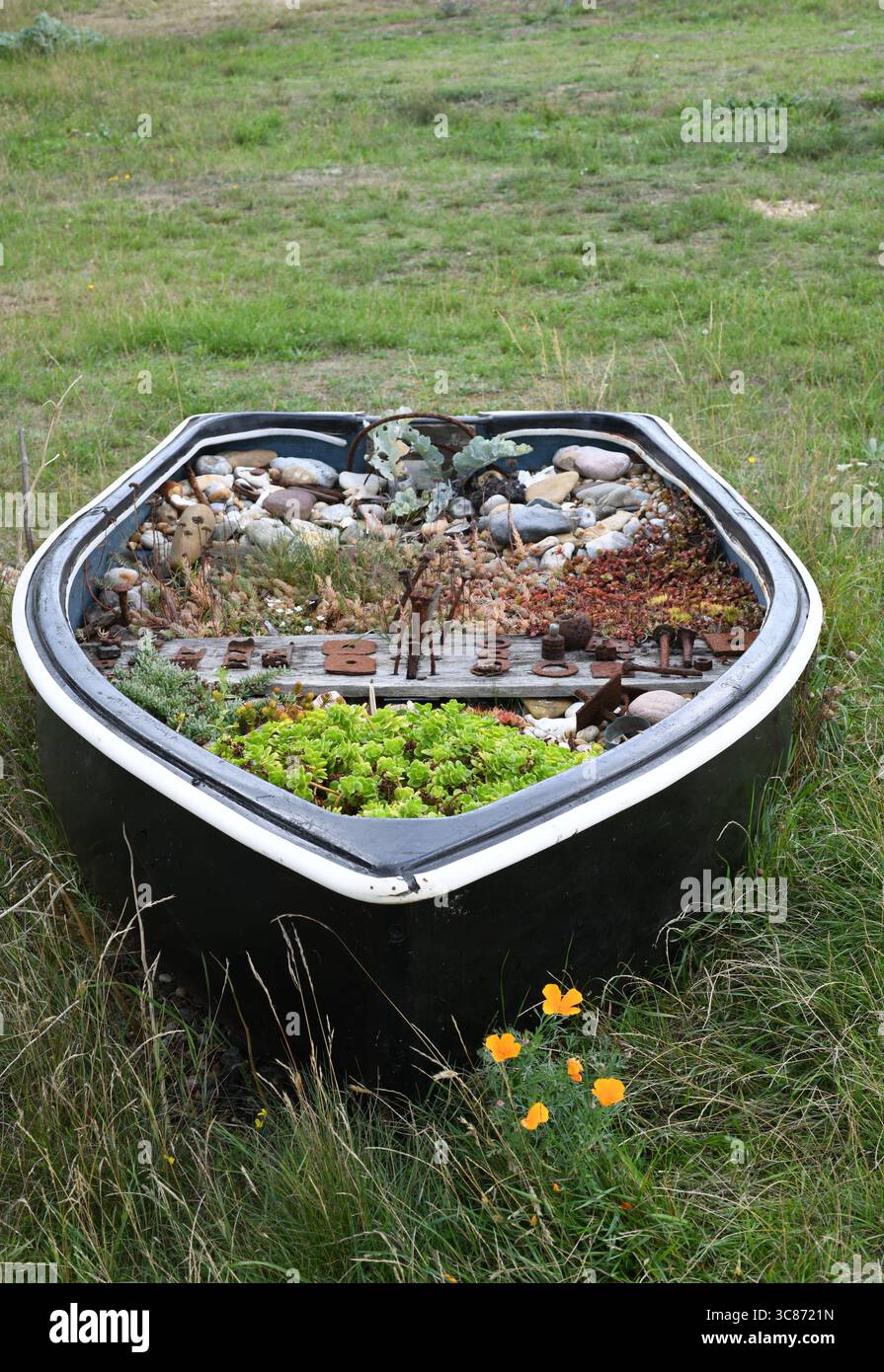 Boat planter hi-res stock photography and images - Alamy