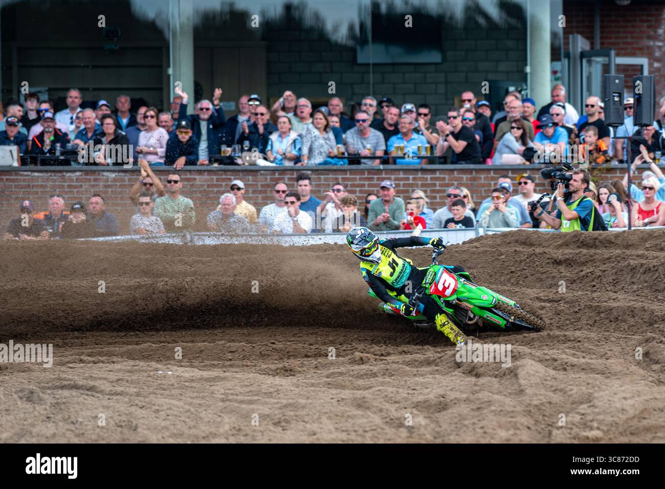 France's Romain Febvre pictured in action during the motocross MXGP ...