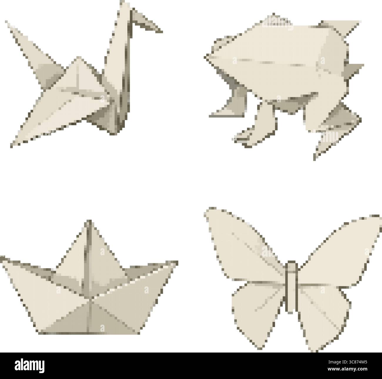 Aesthetic style paper Stock Vector Images - Alamy