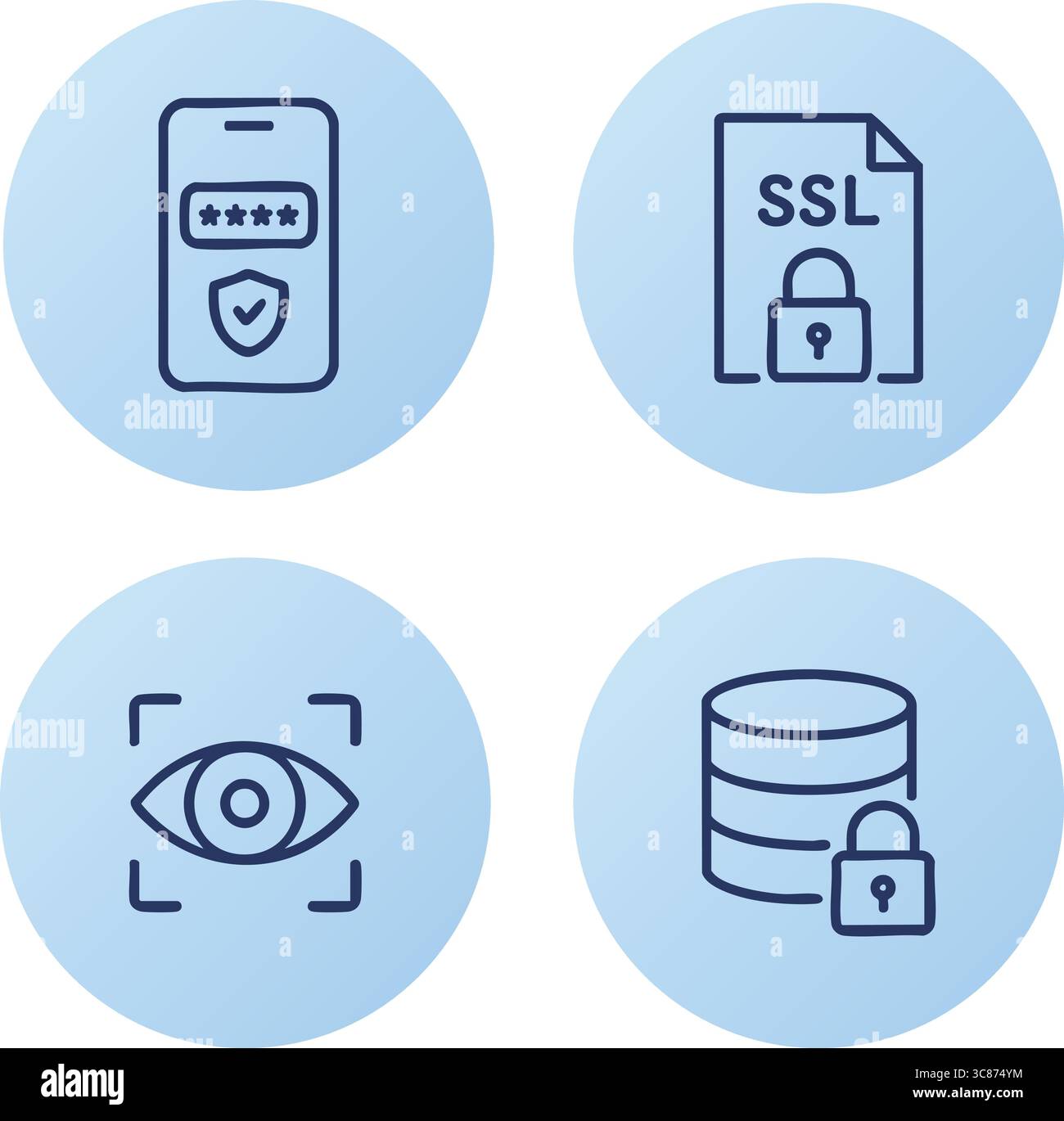 Encrypted database Cut Out Stock Images & Pictures - Alamy