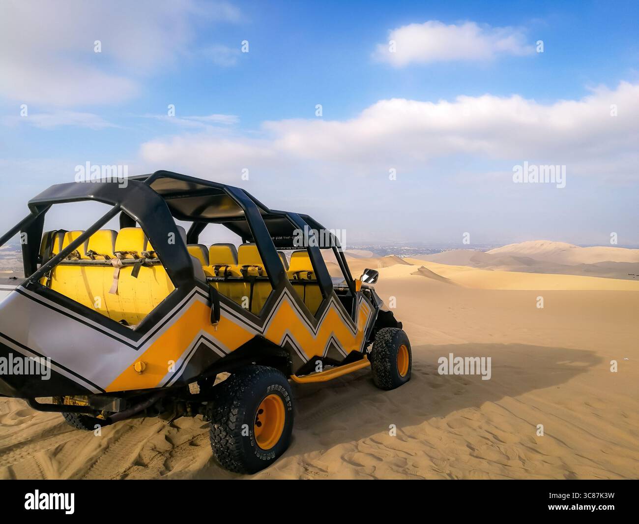 buggy in the desert of ica, huacachina, peru Stock Photo - Alamy