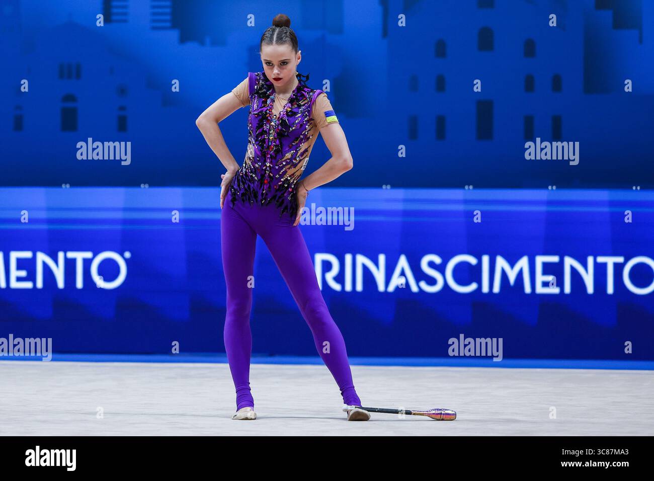 Taisiia Onofriichuk (UKR) seen during Rhythmic Gymnastics FIG World Cup ...
