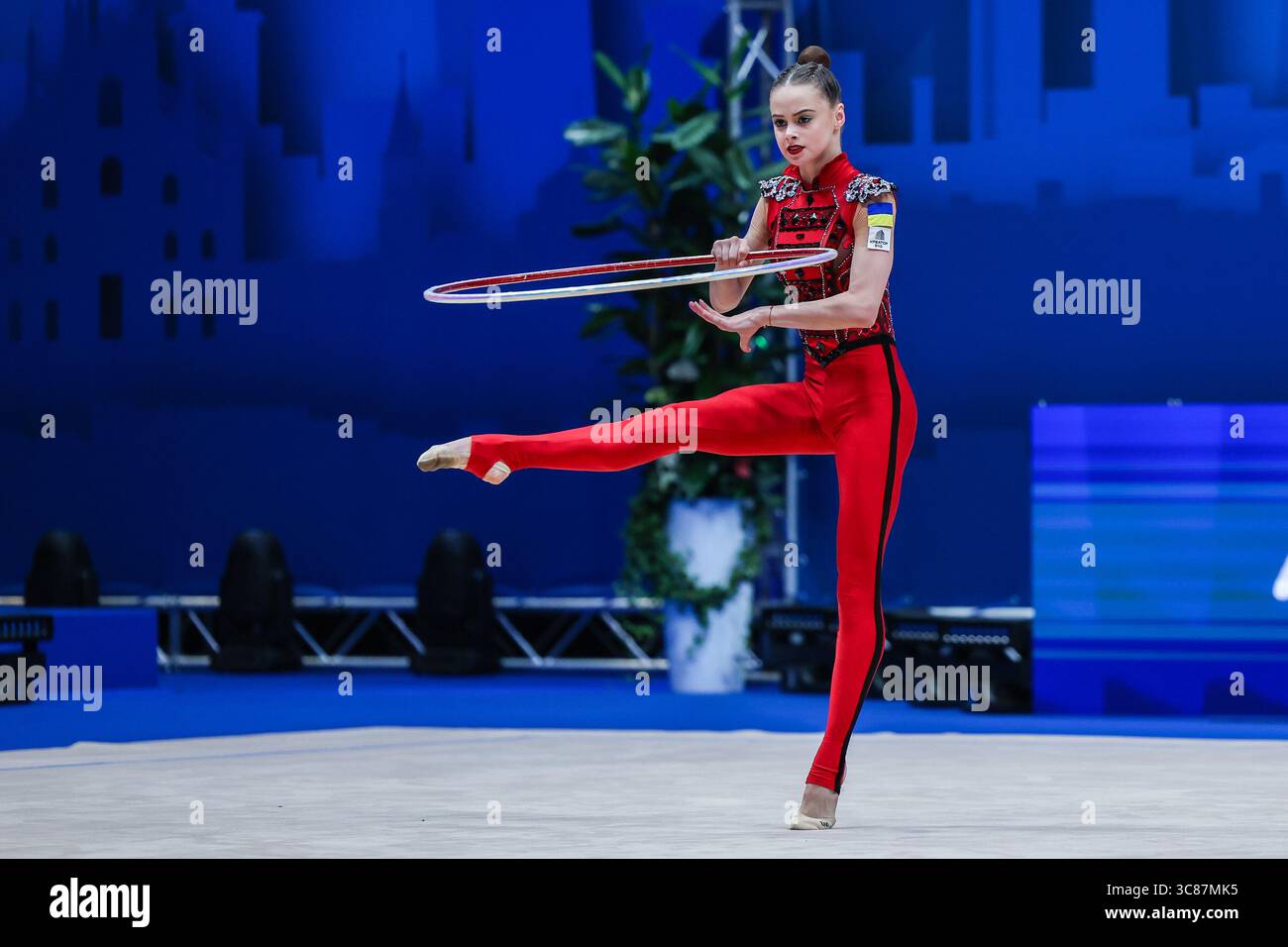 Taisiia Onofriichuk (UKR) seen during Rhythmic Gymnastics FIG World Cup ...