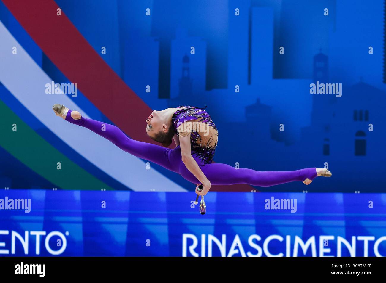 Taisiia Onofriichuk (UKR) seen during Rhythmic Gymnastics FIG World Cup ...