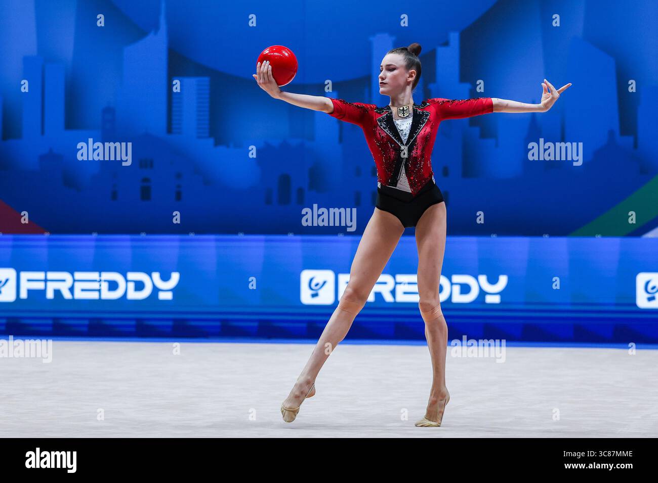 Darja Varfolomeev (GER) seen during Rhythmic Gymnastics FIG World Cup ...