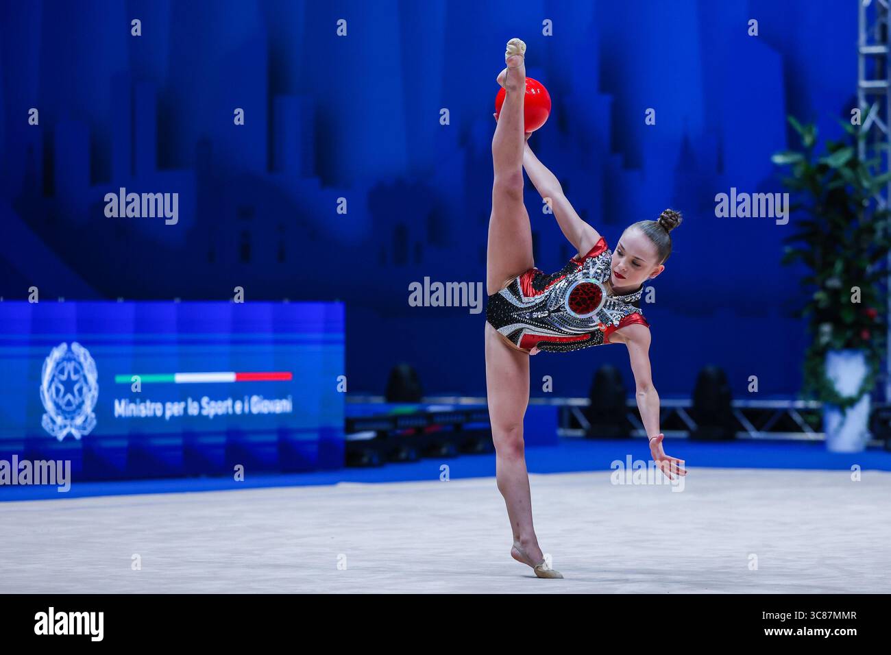 Stiliana Nikolova (BUL) seen during Rhythmic Gymnastics FIG World Cup ...