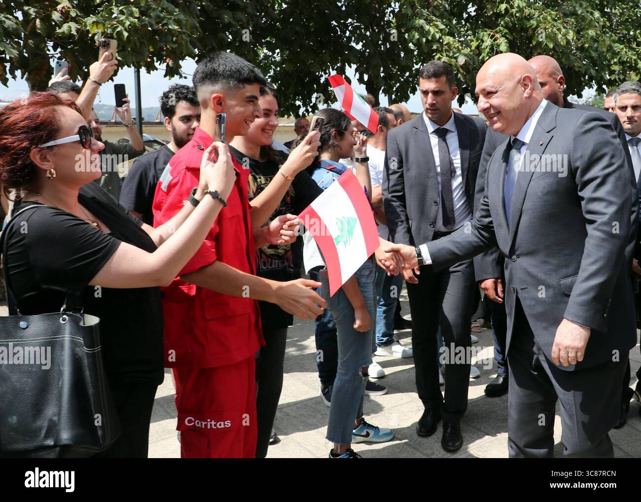Lebanese President Joseph Aoun visits Deir al-Qamar Lebanese President ...