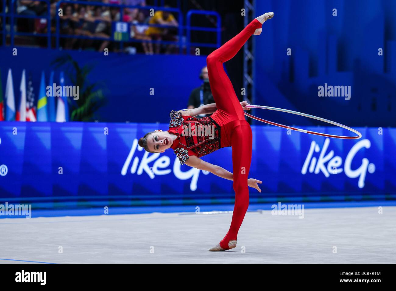 Taisiia Onofriichuk (UKR) seen during Rhythmic Gymnastics FIG World Cup ...