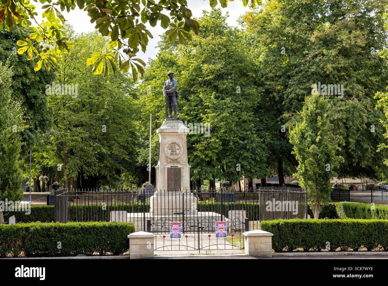 The Trowbridge War Memorial in Trowbridge Park, Trowbridge, Wiltshire ...
