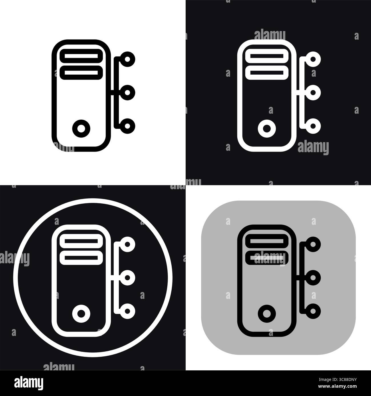 Assistant server Stock Vector Images - Alamy
