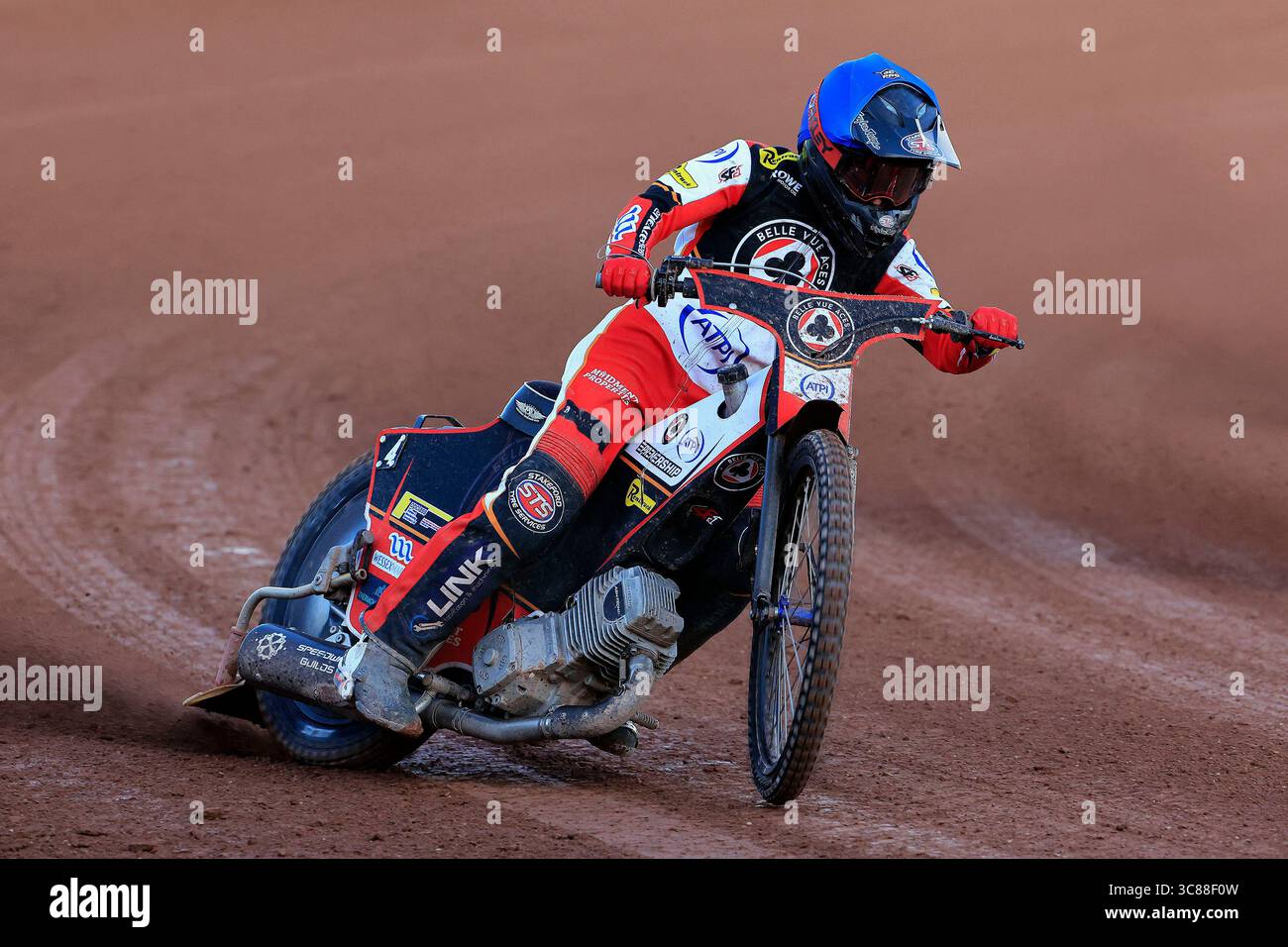 Zach Cook of Belle Vue ‘ATPI’ Aces during the Rowe Motor Oil ...