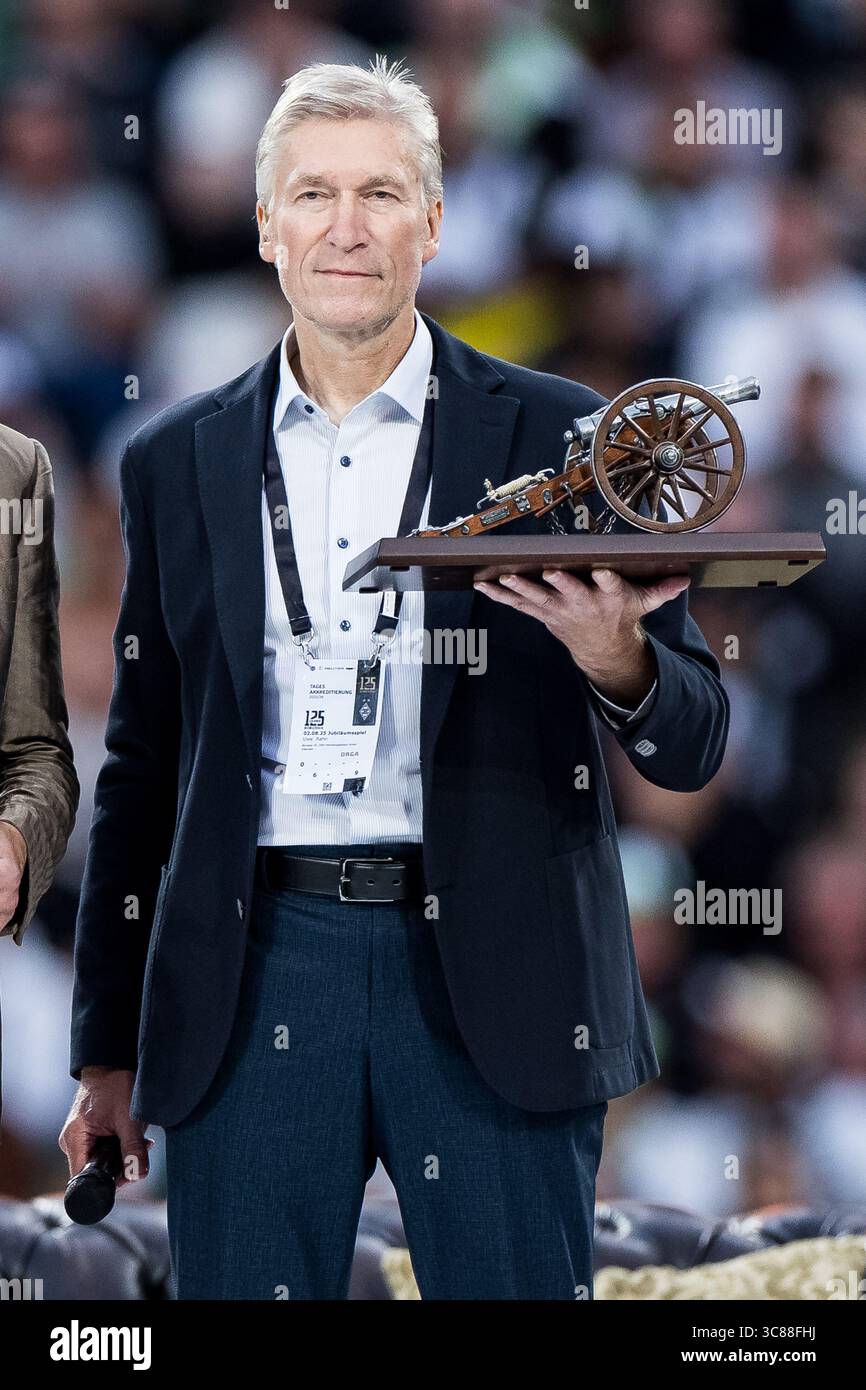 Gladbach Legende Uwe Rahn mit Torj?gerkanone 125 Jahre Borussia M ...