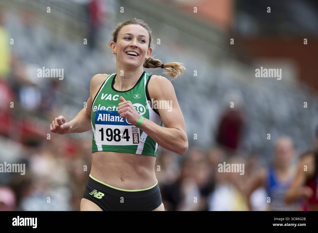 Belgian Paulien Couckuyt pictured after winning the women's 400m ...